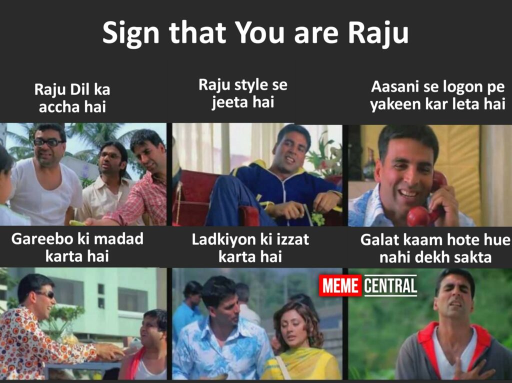 Collection Of MEMEs Featuring Akshay Kumar
