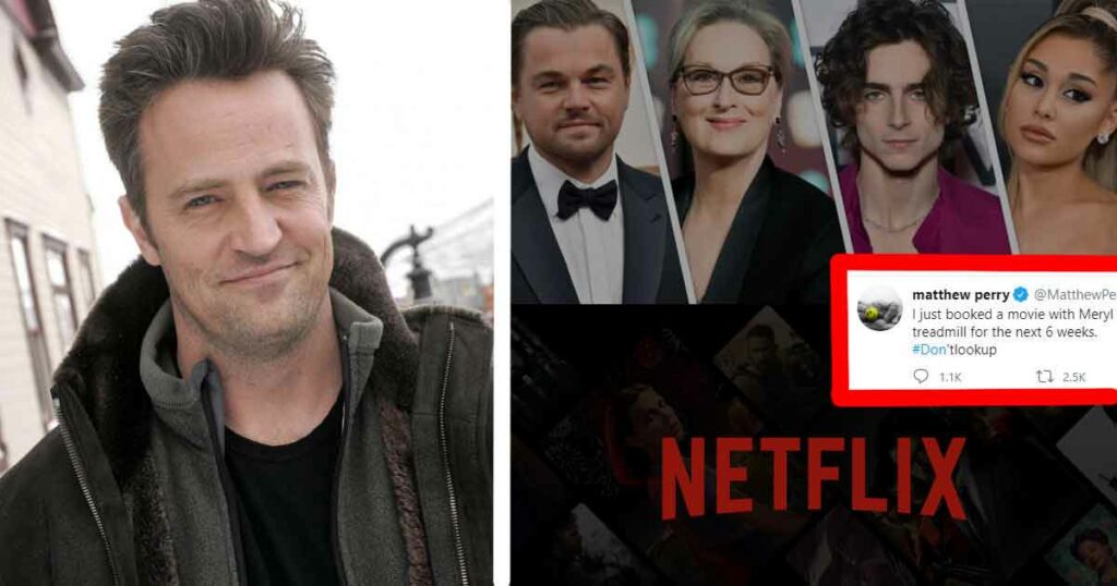 Matthew Perry To Star In A New Netflix Comedy! Posted About It On ...