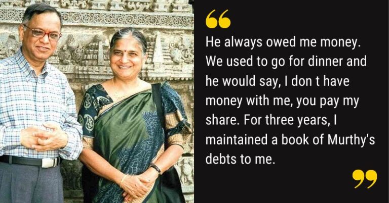 Inspiring Love Story Of Sudha Murthy and Narayan Murthy