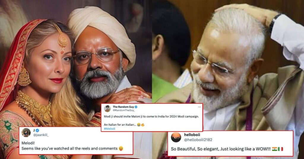 Giorgia Meloni & Modi breaks the internet with their Melodi selfie Moment
