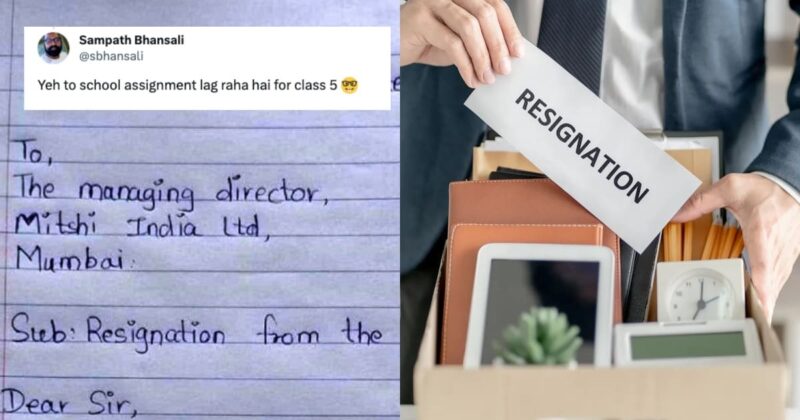 CFO uses a page from kid’s notebook & sends handwritten resignation letter
